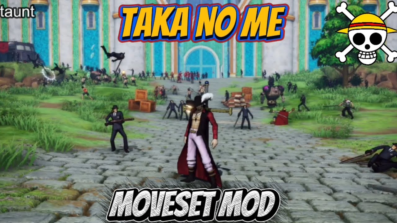 Mihawk Complete Moveset(mod) - One Piece Pirate Warriors 4 - YouTube