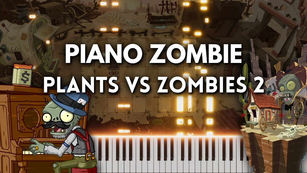 Piano Zombie Theme - Plants vs. Zombies 2 Piano Cover (FREE MIDI) - YouTube