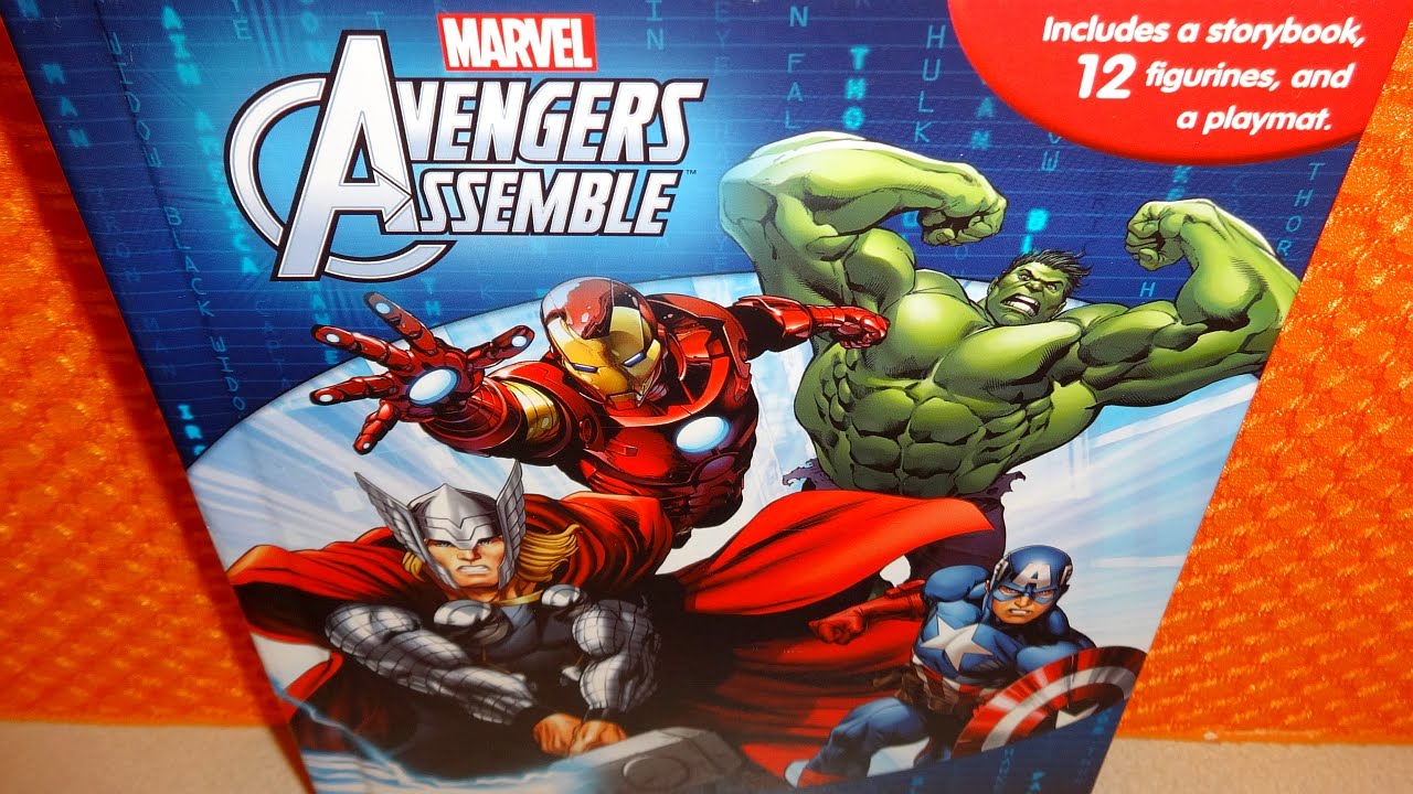 Marvel Avengers Assemble Phidal 12 Figures Collection & Storybook ...