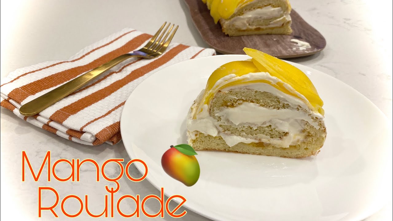 How to make mango roulade. Easy recipe - YouTube