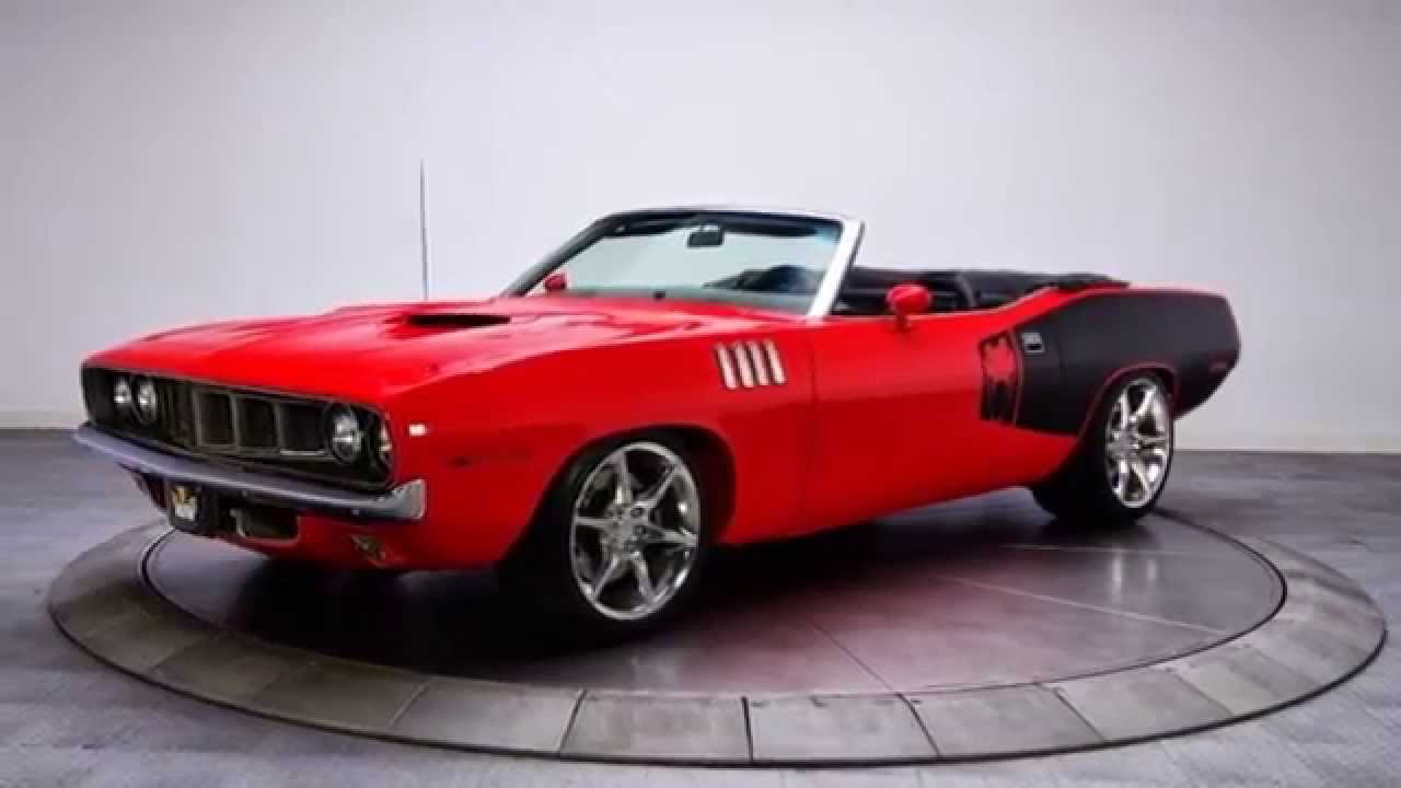 CUSTOM 1971 PLYMOUTH 'CUDA CONVERTIBLE 8.0 LITER VIPER V10 - YouTube