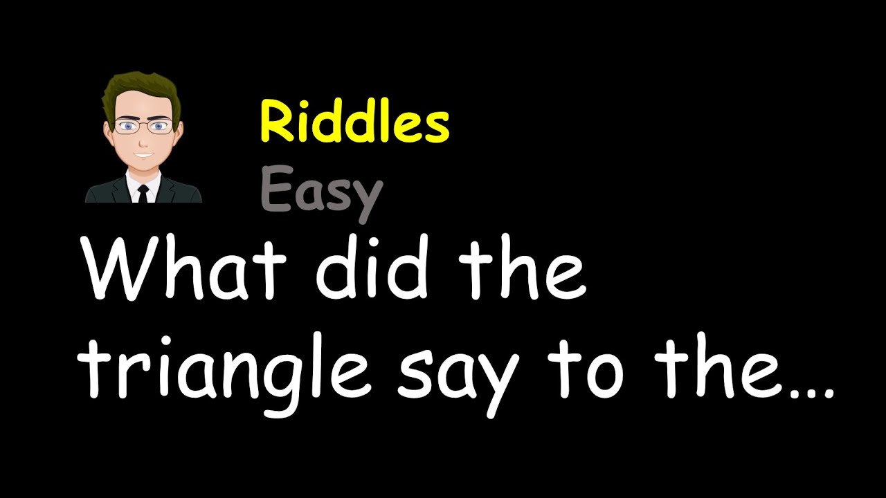 What did the triangle say to the circle? - YouTube