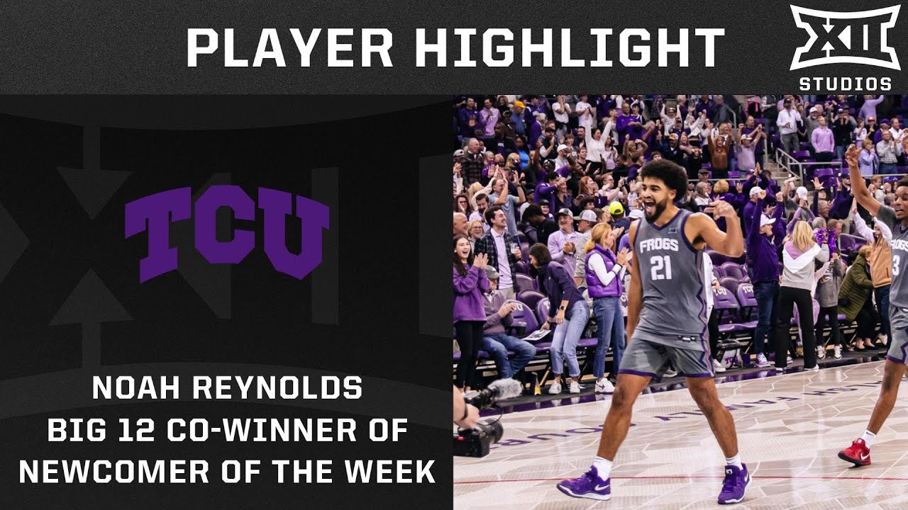 Noah Reynolds Co-Newcomer of the Week | 2024-25 Big 12 Men’s Basketball ...
