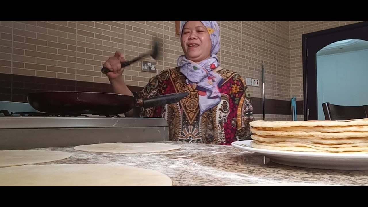 #viral! gagawa tau ng chapati mga langga! pagkain ng mga arabo dito sa ...