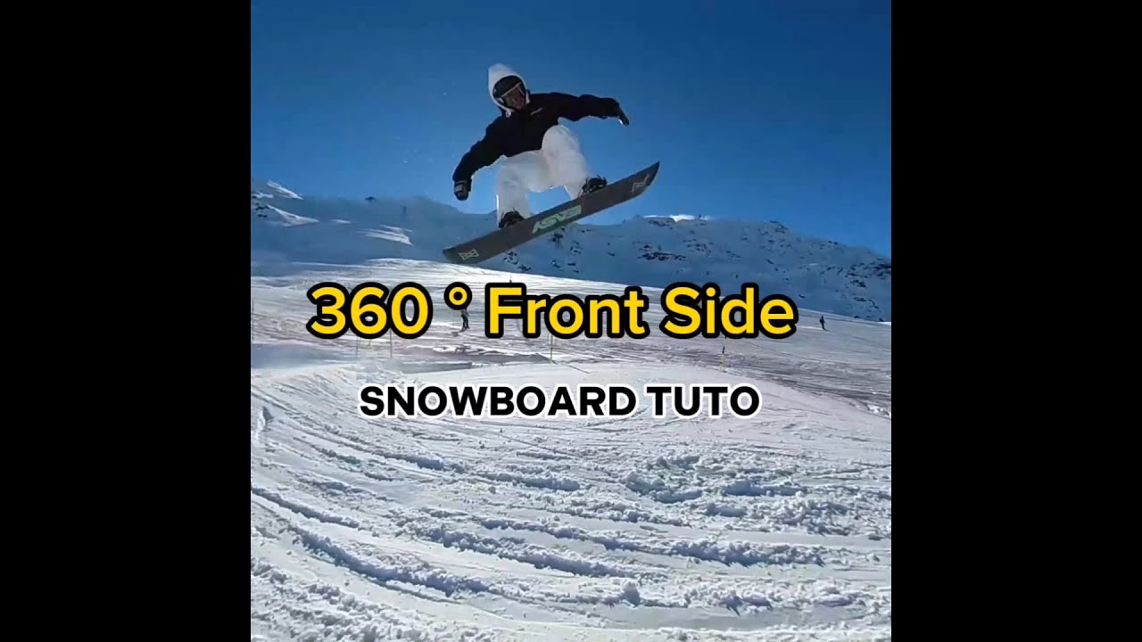 Snowboard Tuto : 360 front side - YouTube