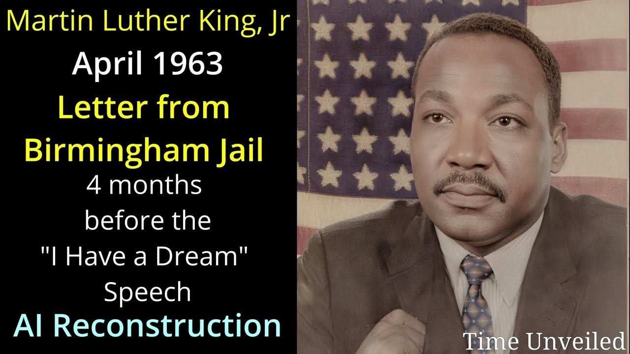 Martin Luther King Jr Letter from Birmingham Jail in English AI ...
