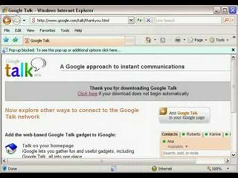 How to download Google Talk - YouTube