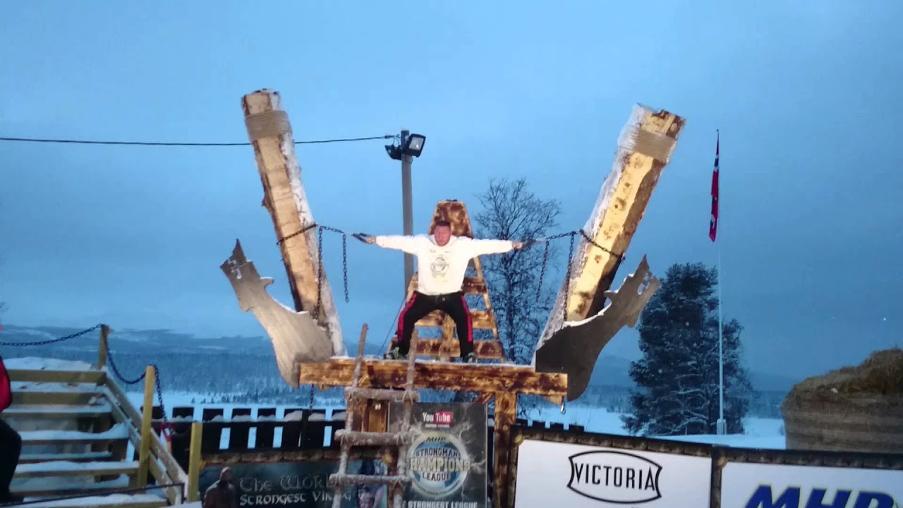 David Nyström, The World's Strongest Viking 2015, Hercules Hold - YouTube