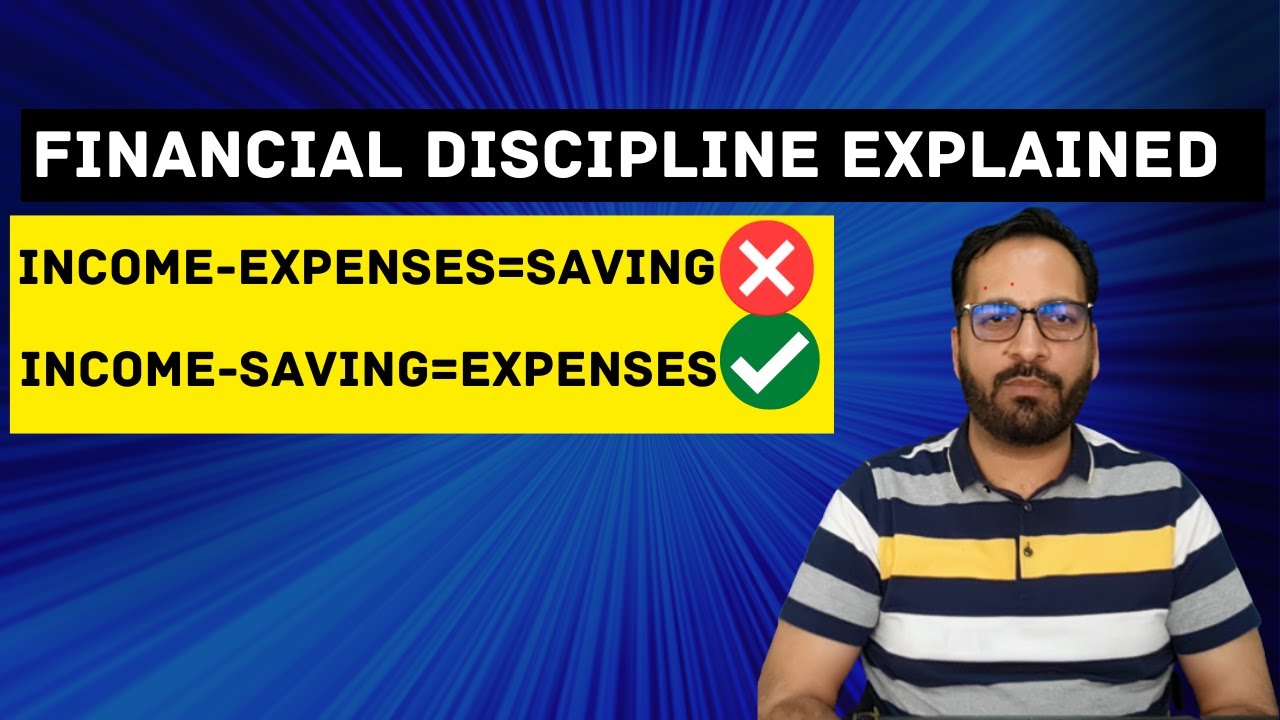 Financial Discipline Explained. Best Saving Method equation for ...