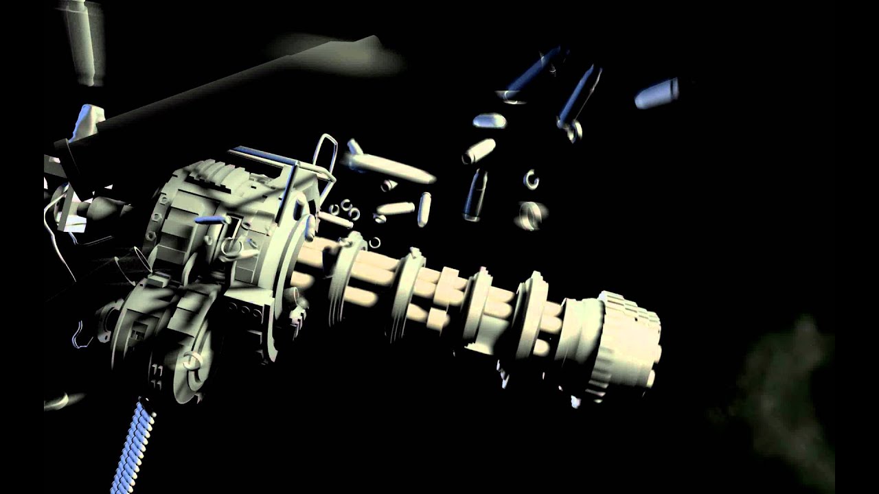 Minigun Animation - YouTube