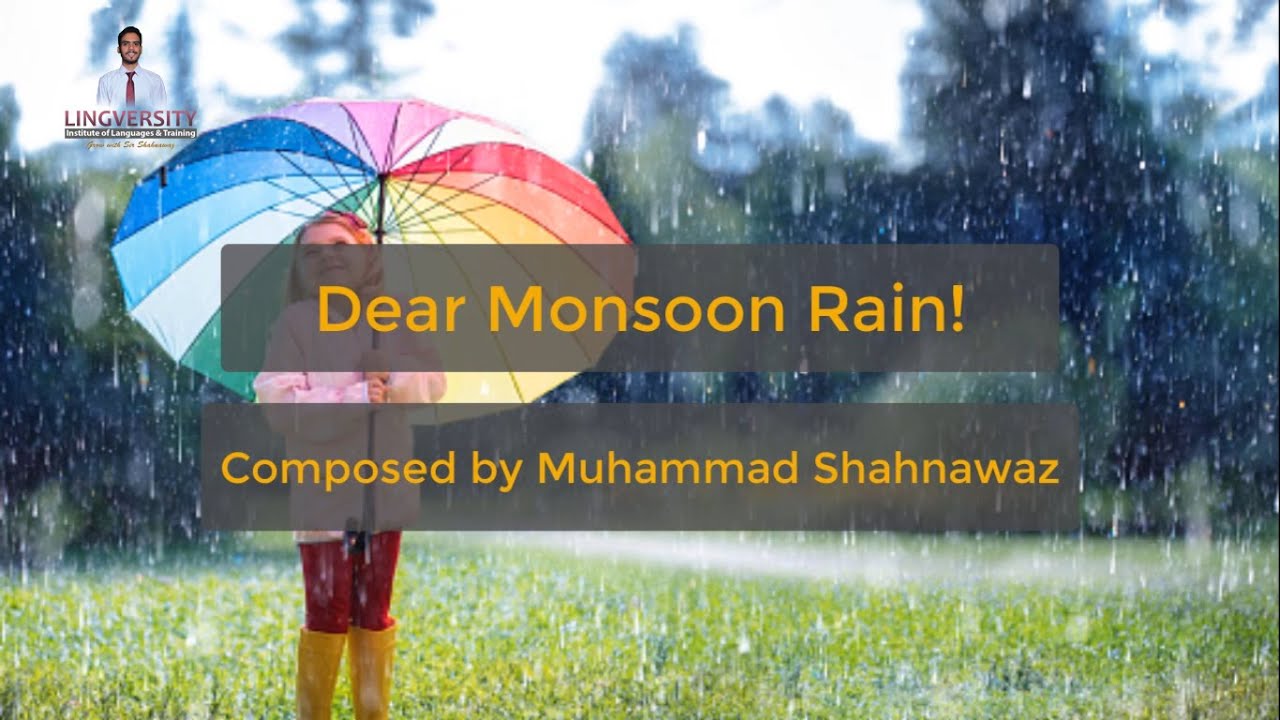 Rhymes & Poems | Dear Monsoon Rain - YouTube