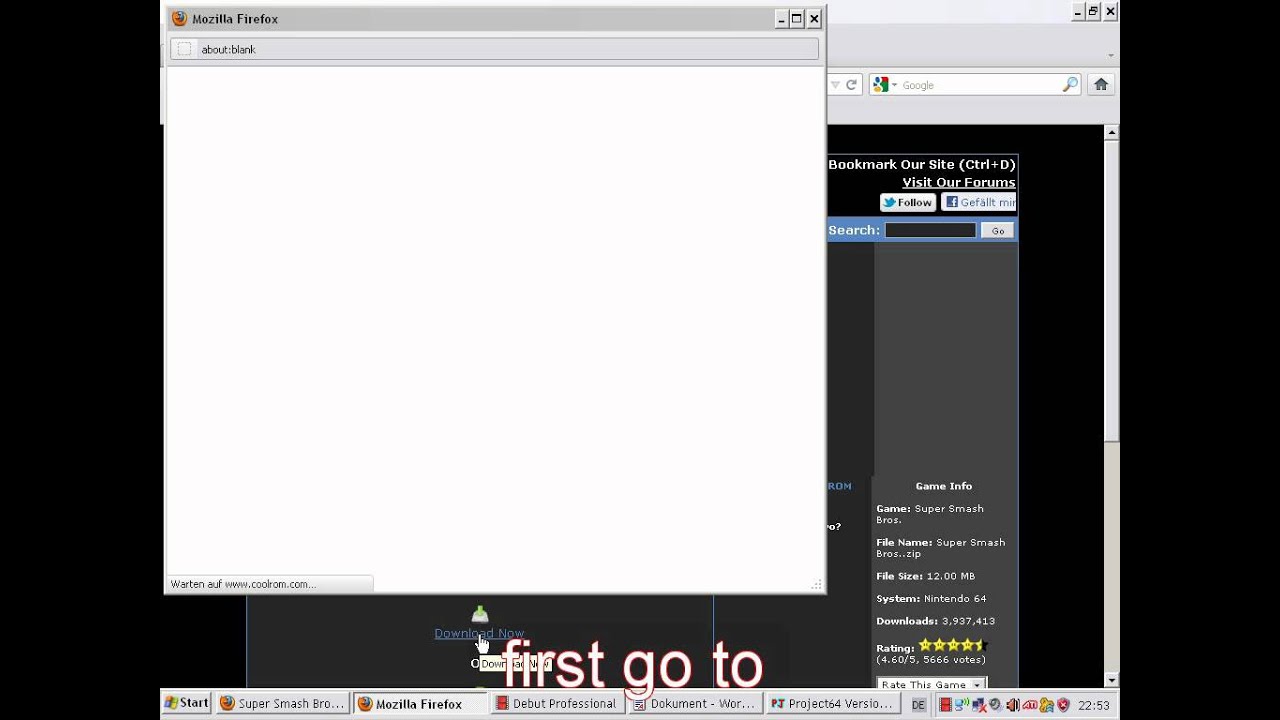 how to download & install project 64 - YouTube