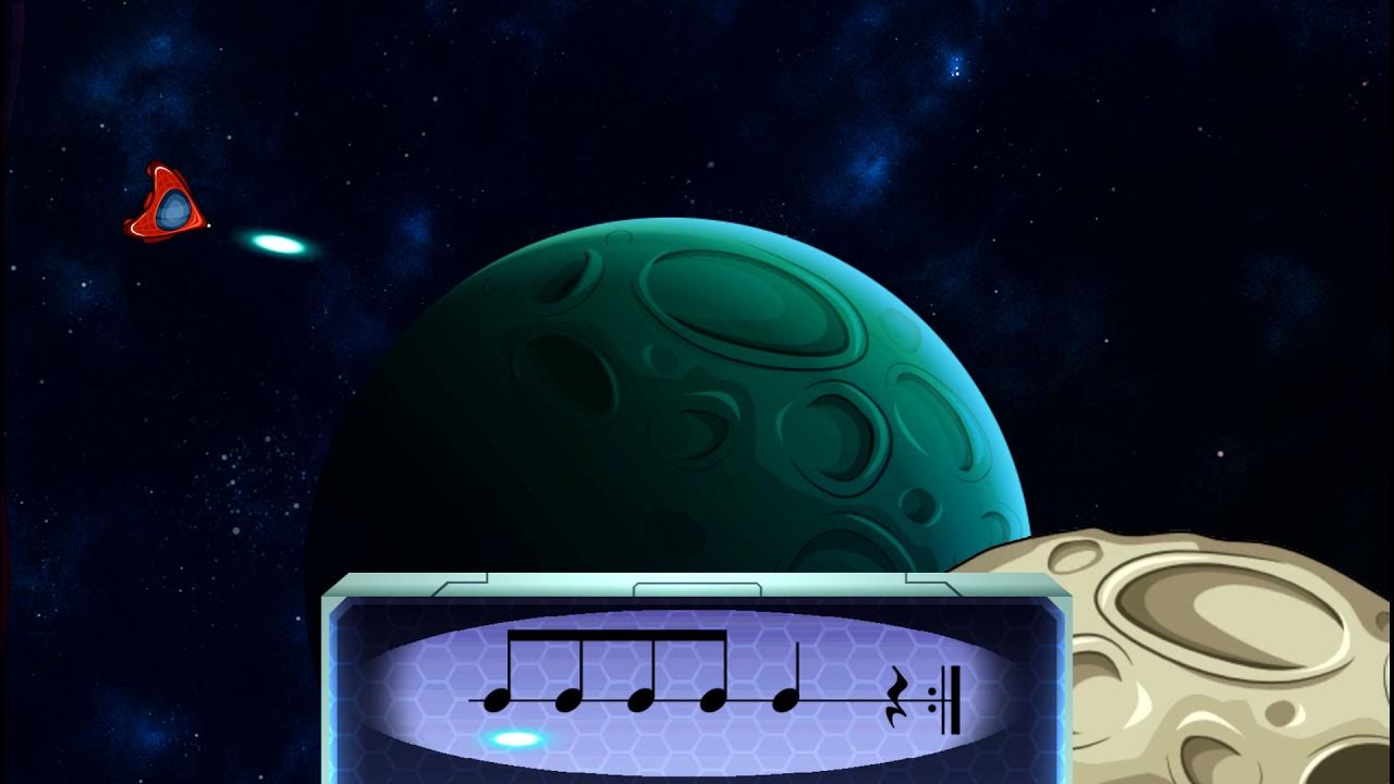 Asteroid Shooter - Rhythm Play Along - YouTube