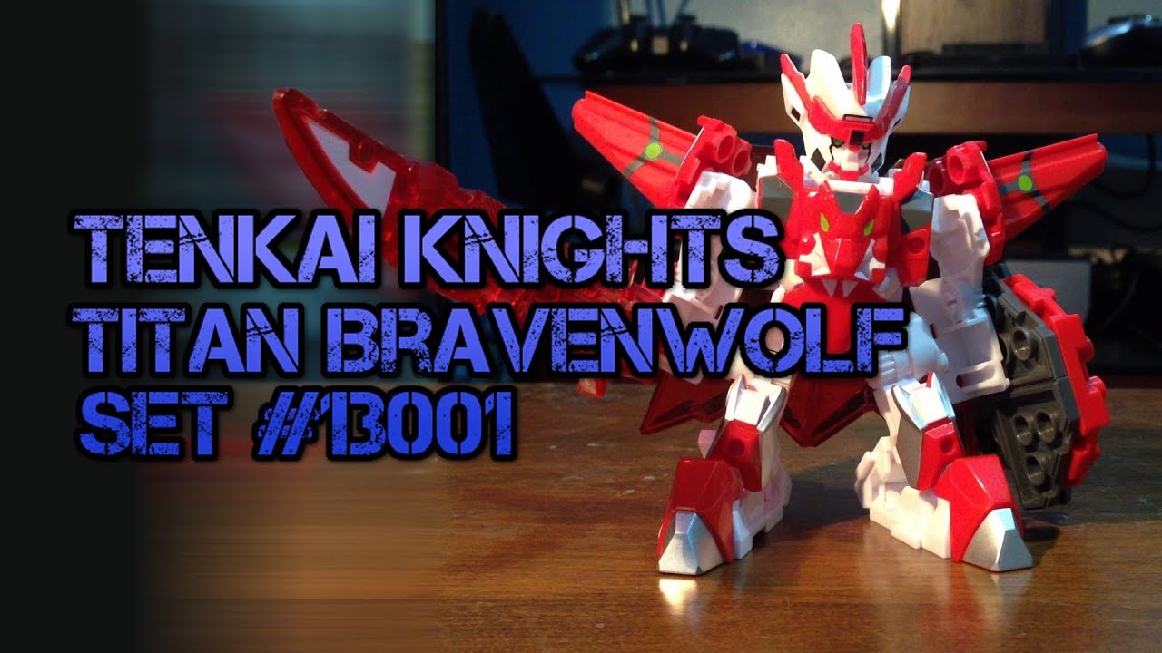 Tenkai Knights - Titan Bravenwolf #13001 REVIEW - YouTube