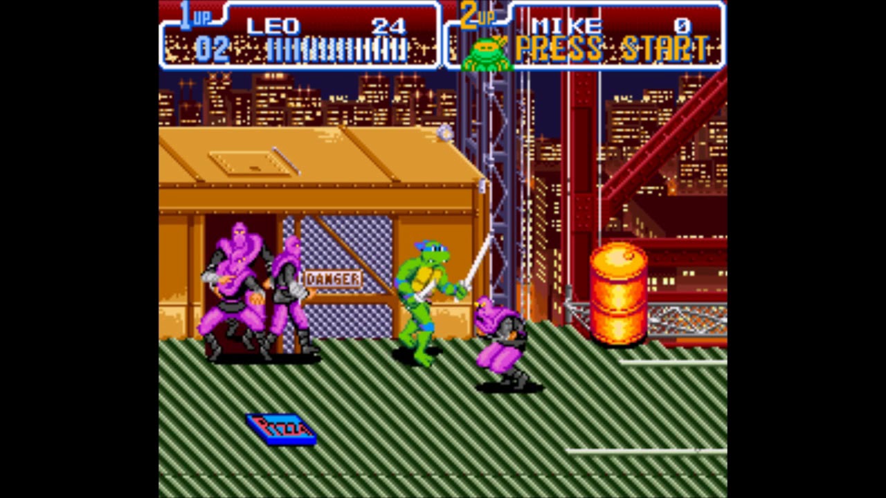 Teenage Mutant Ninja Turtles: Turtles in Time (SNES- Intro/Scene 1 ...