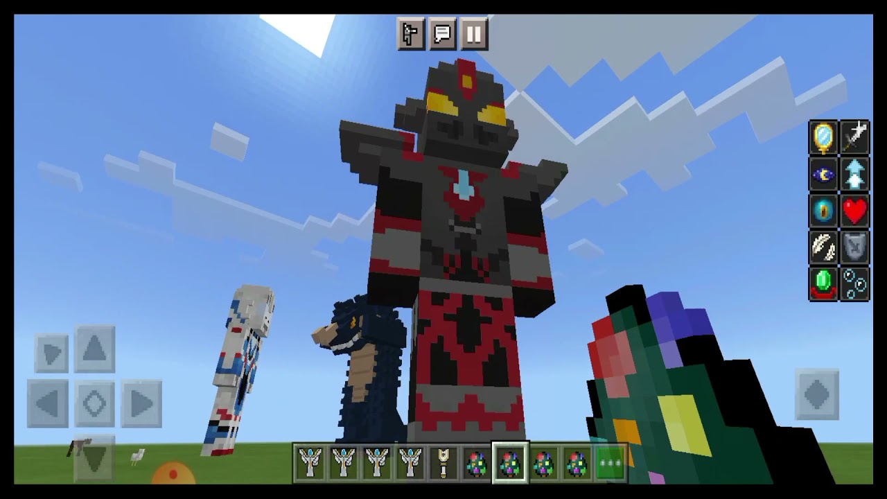 Ultraman Trigger Addon | Ultraman Minecraft | Mod Ultraman mcpe #addon ...