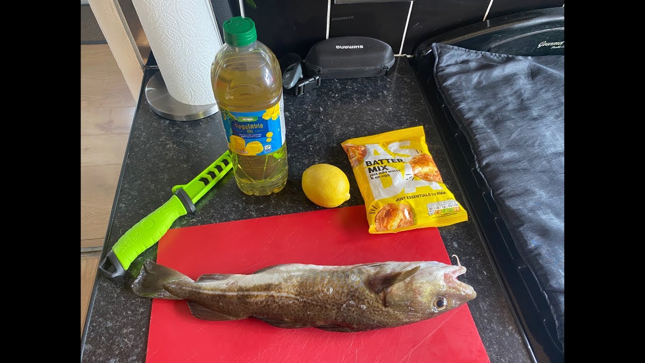 MY FIRST CATCH AND COOK CODLING COD BITES #cooking #fishing - YouTube