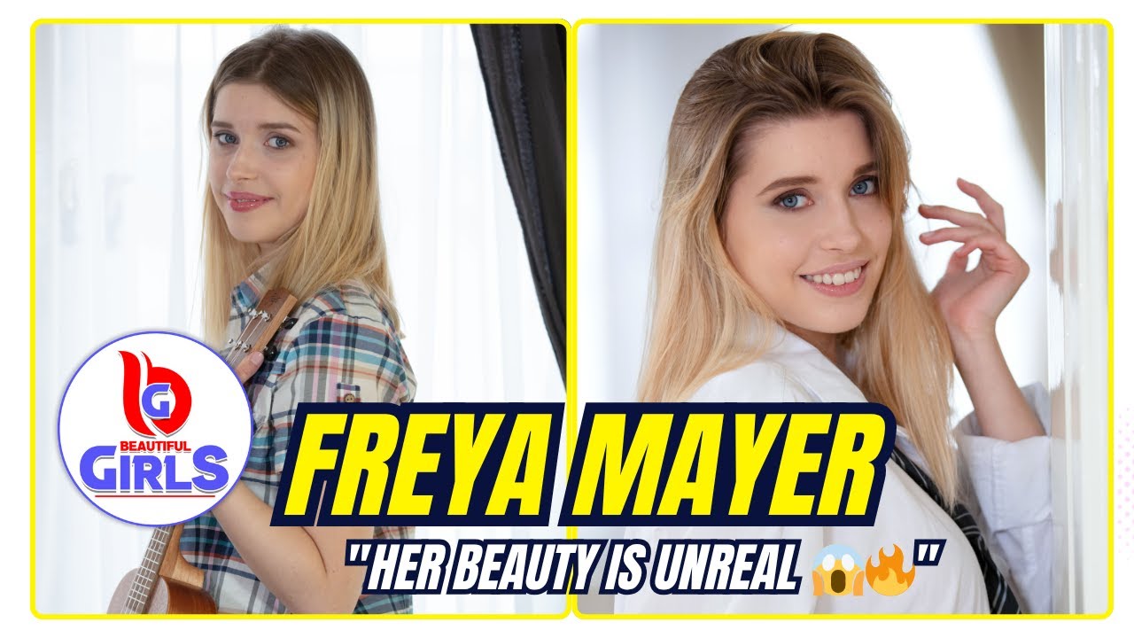 "Freya Mayer 😍 From Russia to Fame 🌍 | The Stunning Star Taking Over ...