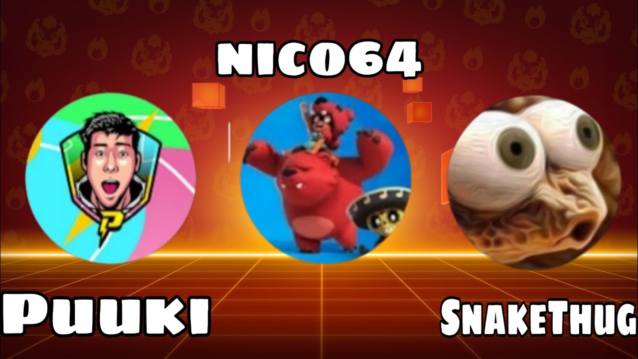 Ich darf 3 Runden mit Puuki und Platz 3 Deutschland (SnakeThug) spielen ...