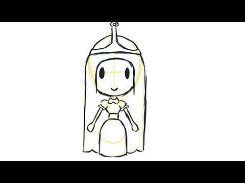 How to draw A Bride or Princess Cartoon For Kids Step by Step - YouTube