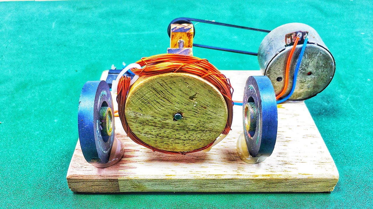 New Free Energy Self Running Machine Generator , Science School Project ...