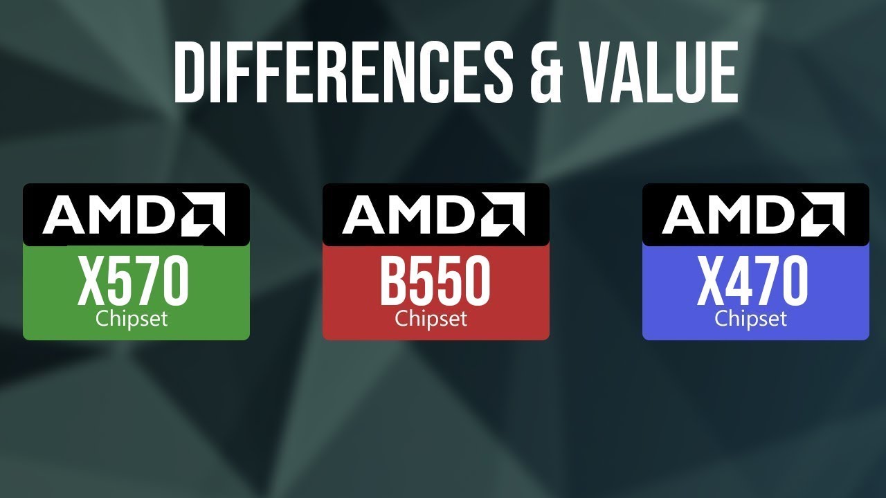 AMD B550, X570, and x470 chipset specs & performance differences, Is it ...