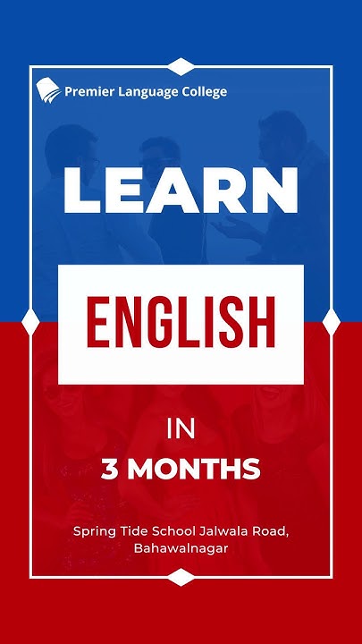 Learn English in 3 months... - YouTube