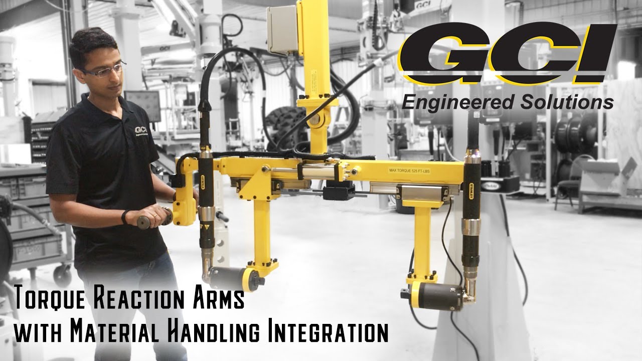 GCI Torque Reaction Arms with Material Handling Technology - YouTube