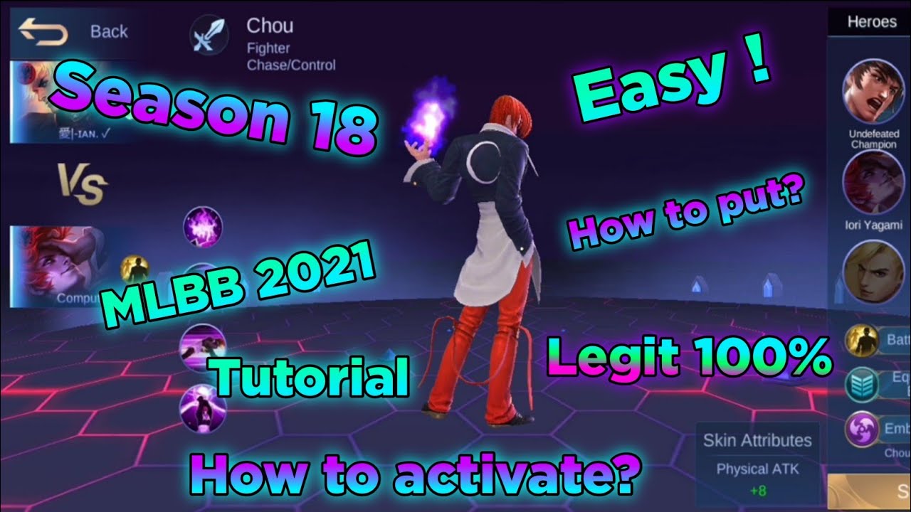 🔴Tutorial how to put script | Easy | MLBB 2021 | SEASON 18 | - YouTube