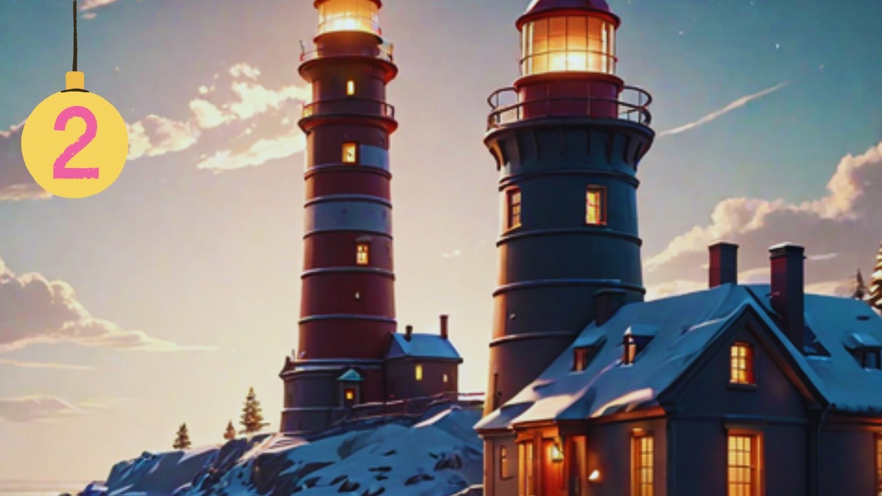 Christmas Advent Calendar 2024 Day2 Christmas at the Lighthouse - YouTube