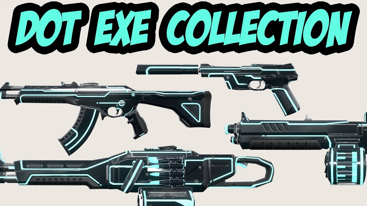 VALORANT - DOT EXE SKIN COLLECTION - YouTube