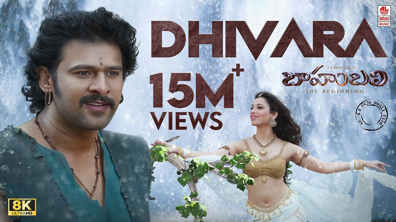 Dhivara [8K] Full Video Song | Baahubali (Telugu) | Prabhas,Tamannaah ...