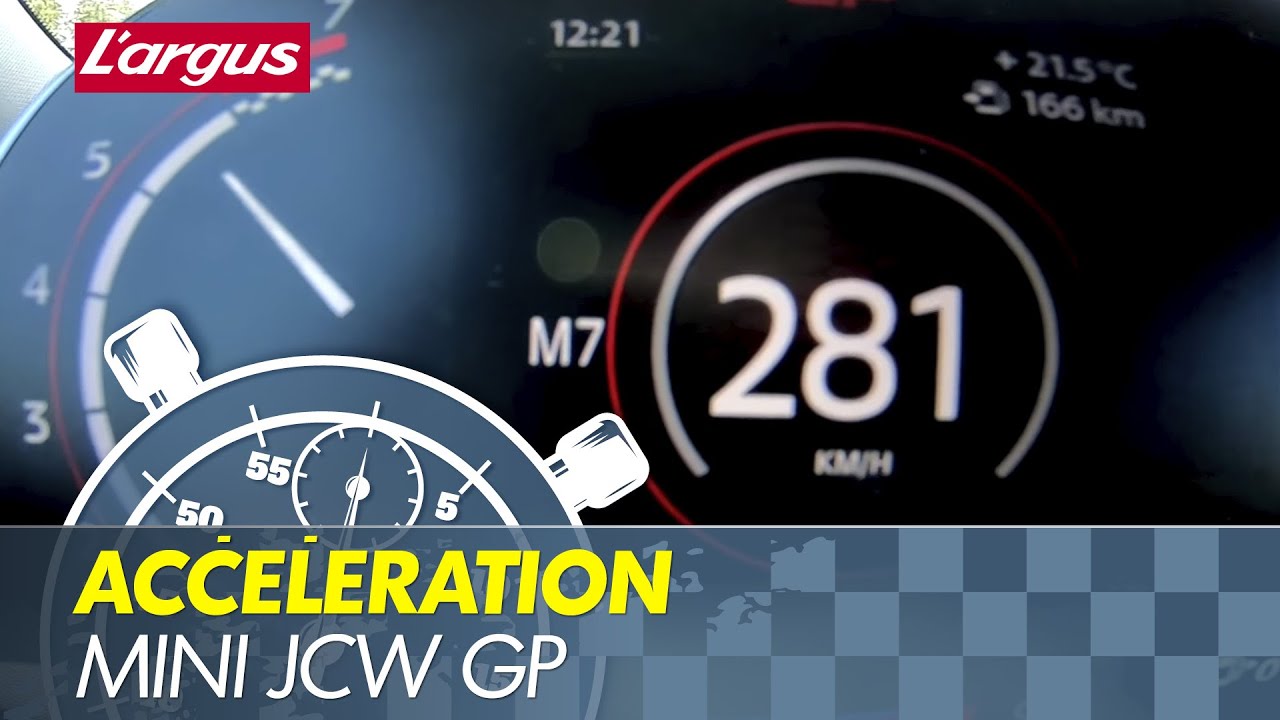 0-280 : new Mini JCW GP (2020) acceleration & TOP SPEED ! - YouTube