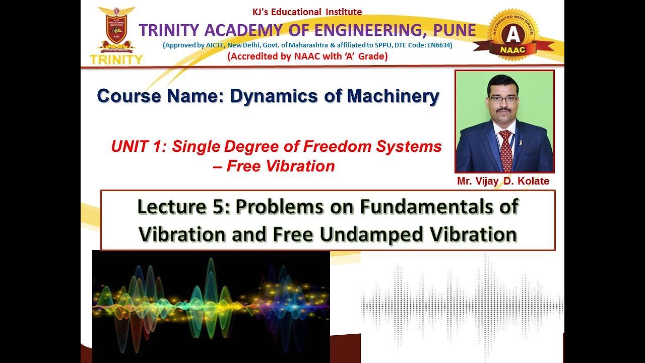 Lecture 5 Problems on Fundamentals of Vibration and Free Undamped ...