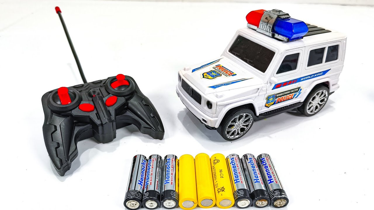 Unboxing Remote Control Police Car Jeep Falcon, Ambulance, Rc Car Off ...