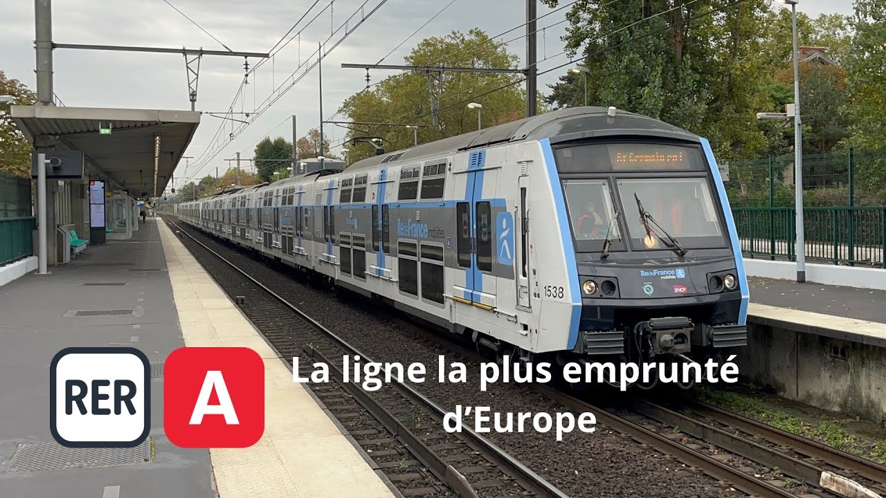 RER A : La ligne la plus empruntée d’Europe / The most popular line in ...