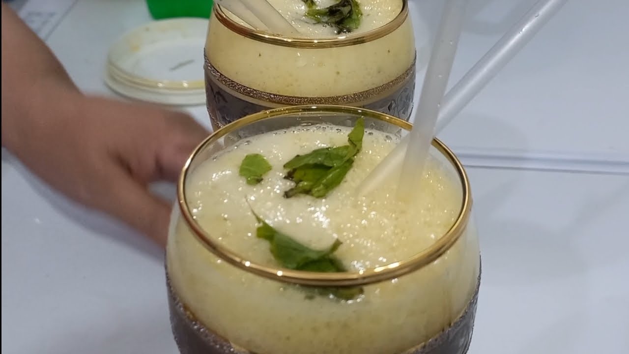 Peach drink - summer special peach drink recipe in ami style. - YouTube