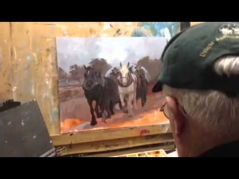 PETER J HILL AUSTRALIAN BUSH ARTIST - YouTube
