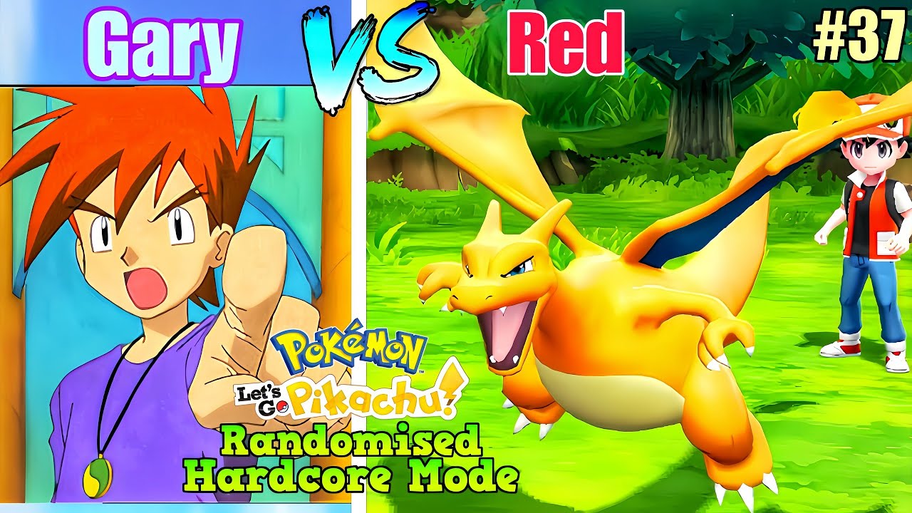 JOHTO LEAGUE GARY VS RED INTENSE BATTLE CHALLENGE | Pokemon Let's Go ...