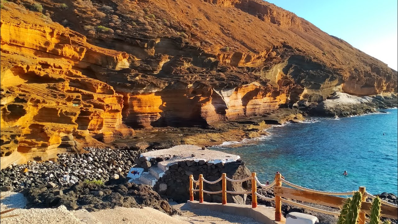 Playa Amarilla.Costa del Silencio.Tenerife - YouTube