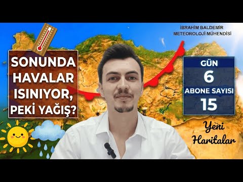 HAFTA SONU HAVA DURUMU. Sıcaklık artıyor peki yağış?