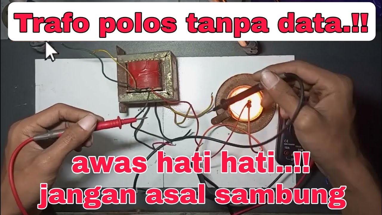cara menentukan kaki primer dan sekunder pada travo - YouTube