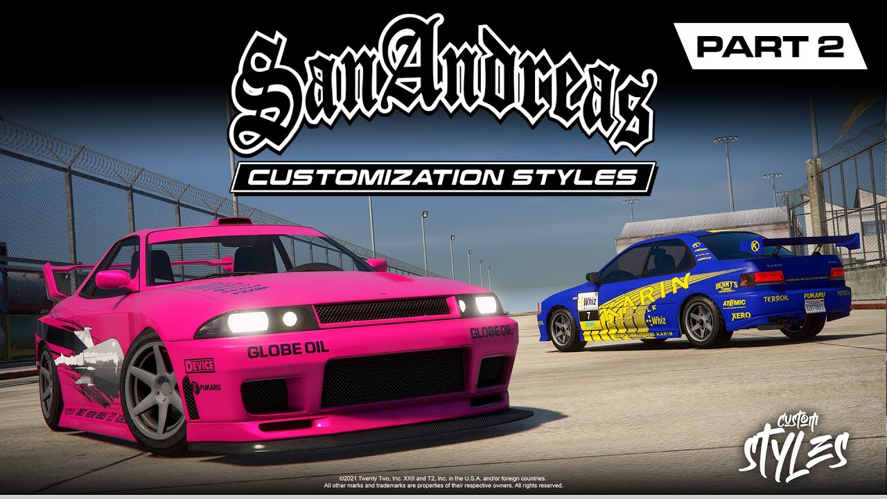 GTA San Andreas Customization Styles | Part 2 - YouTube