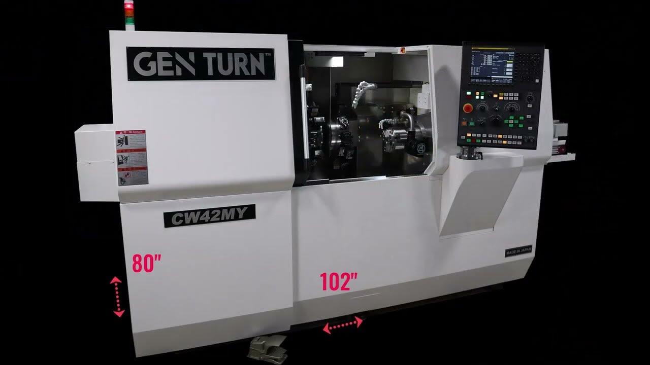 Expand Machinery - GEN TURN CW42MY Turn-Mill Center - YouTube