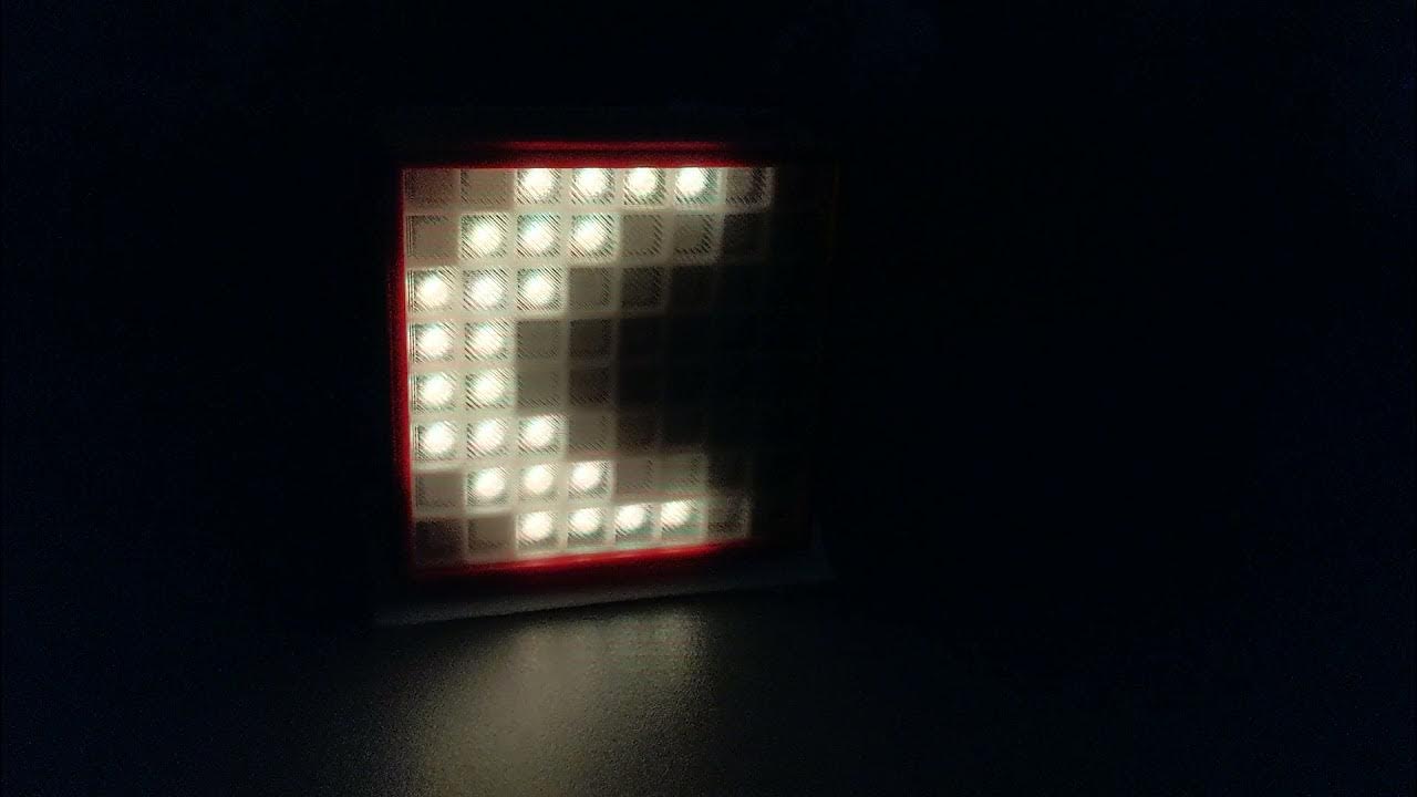 Animated Pixel Art 8X8 RGB LED Matrix Display - YouTube
