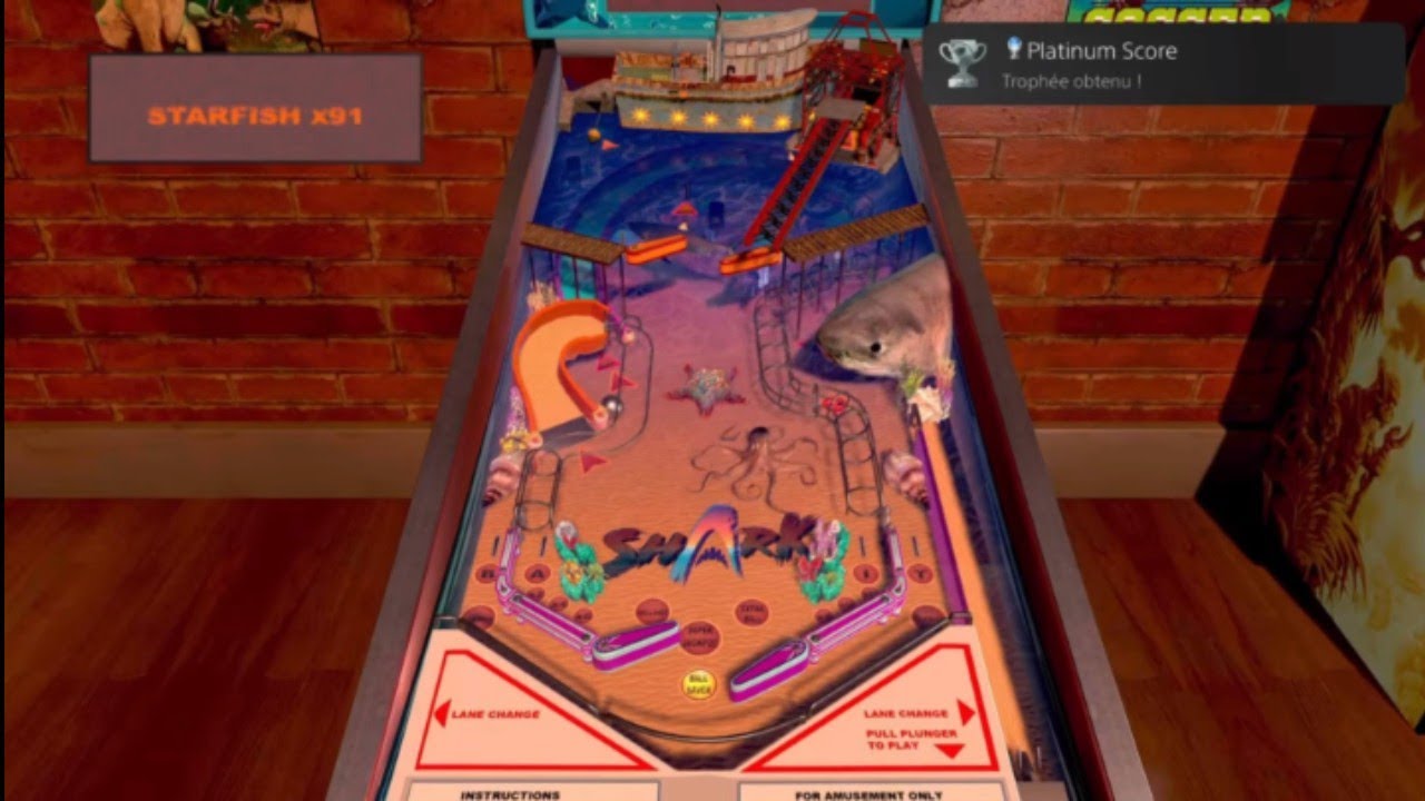 Shark pinball /Trophée Extra ball (explication Fr détaillée en ...