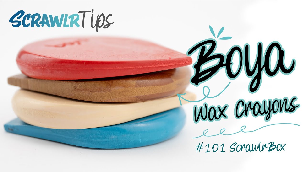 How To Use Boya Crayons | Trying Out Single Line Art With The #101 ...