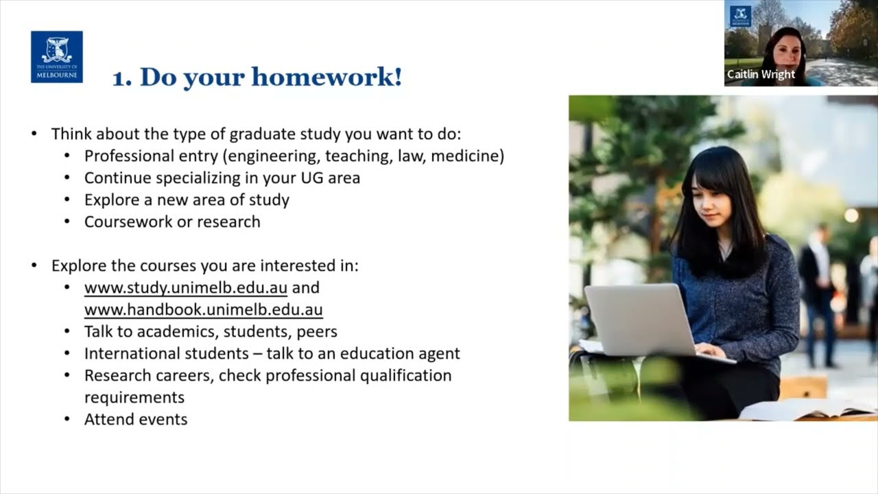 Graduate Study Series: How to apply information session - YouTube
