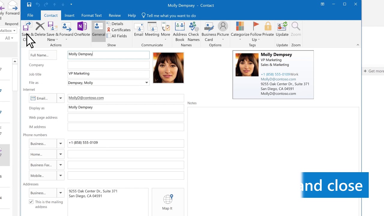 80 AD Contacts tasks Addacontact - YouTube