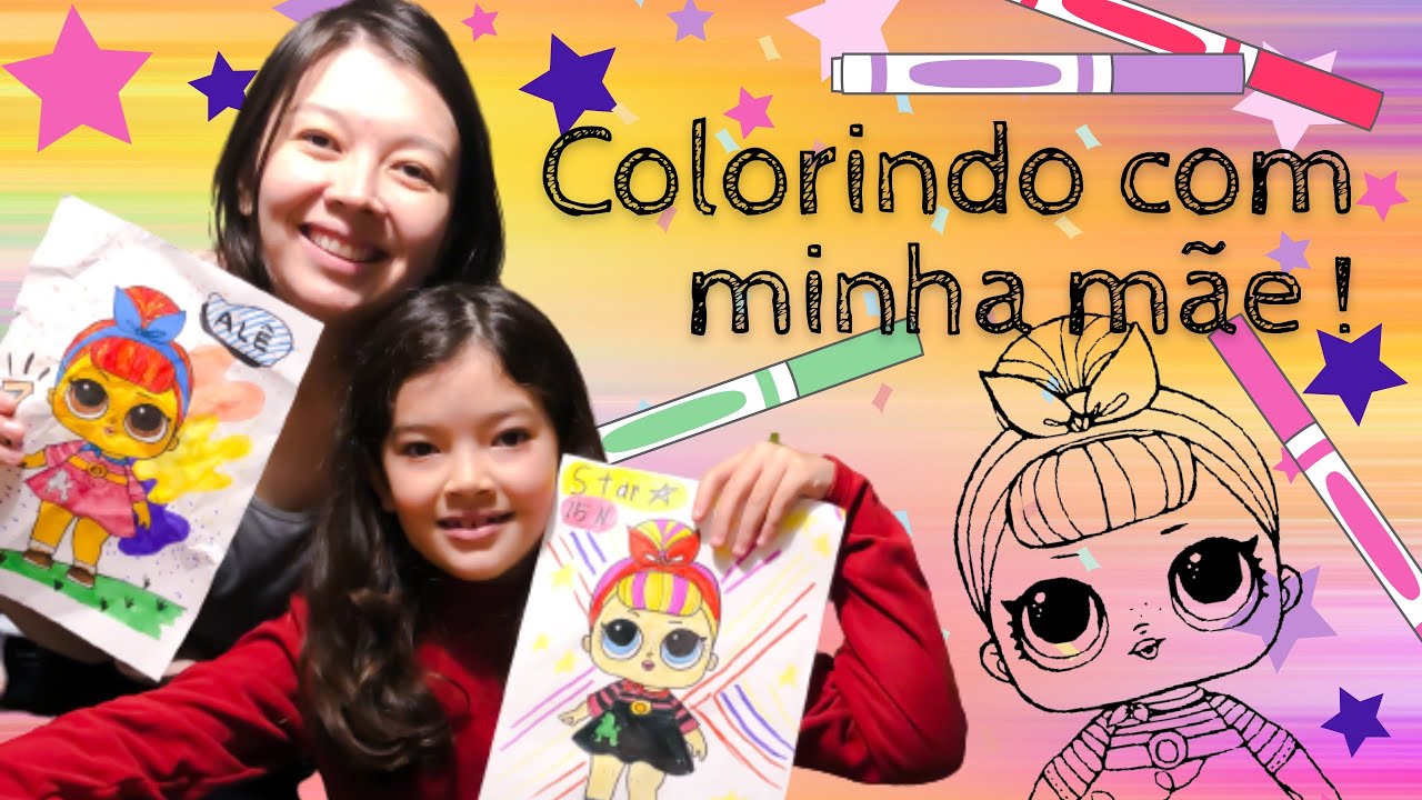 COLORINDO UMA LOL COM MINHA MÃE - YouTube